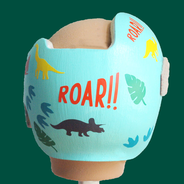 Dinosaur Prehistoric Animal Baby Boy Helmet Decals for Cranial Band ...