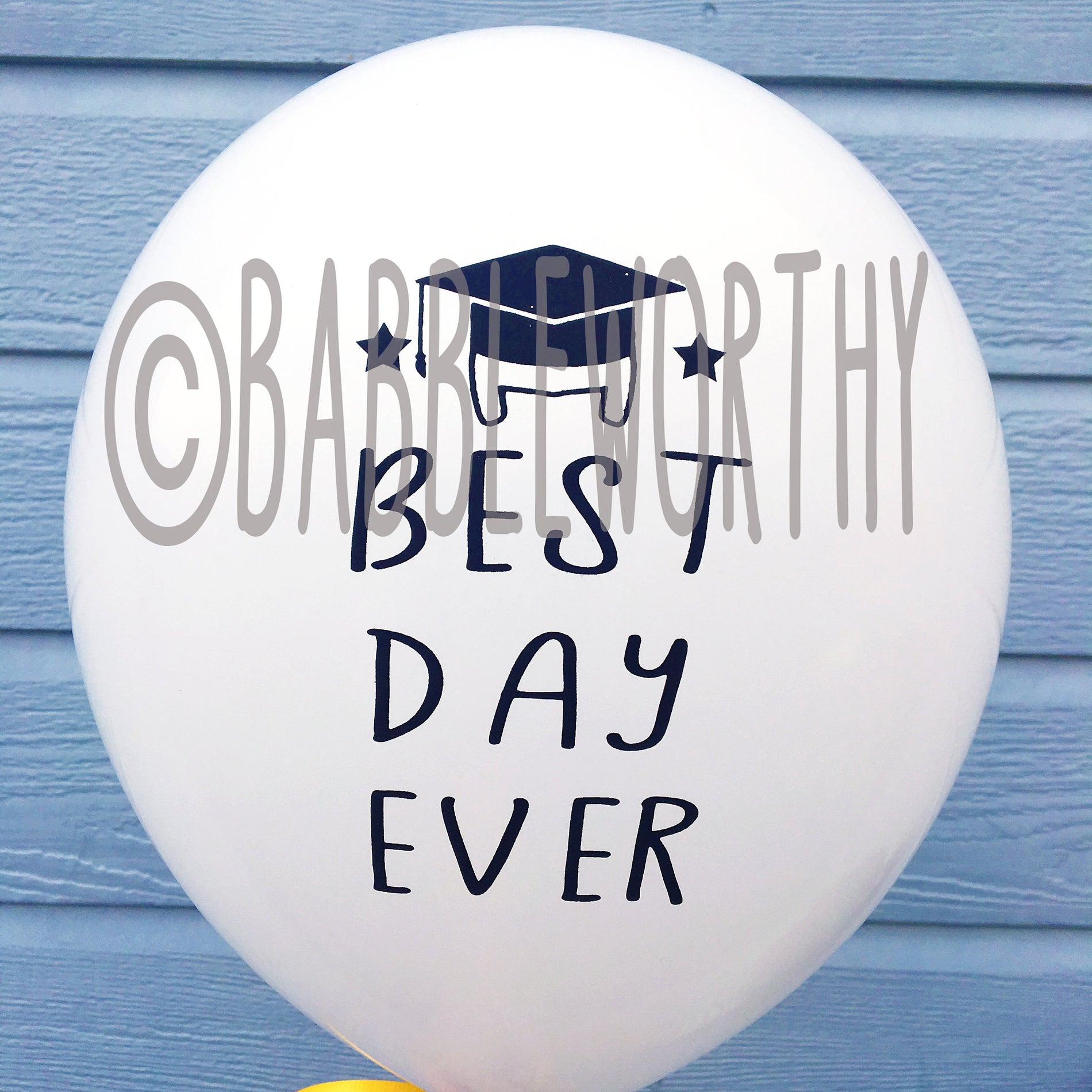 Helmet Grad Balloons, Cranial Starband Docband Graduate 5 Pack White 1 ...