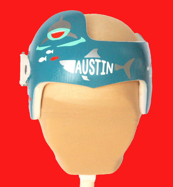 Sharks and Underwater Ocean Fish - Baby Boy Helmet Decals - Babbleworthy™